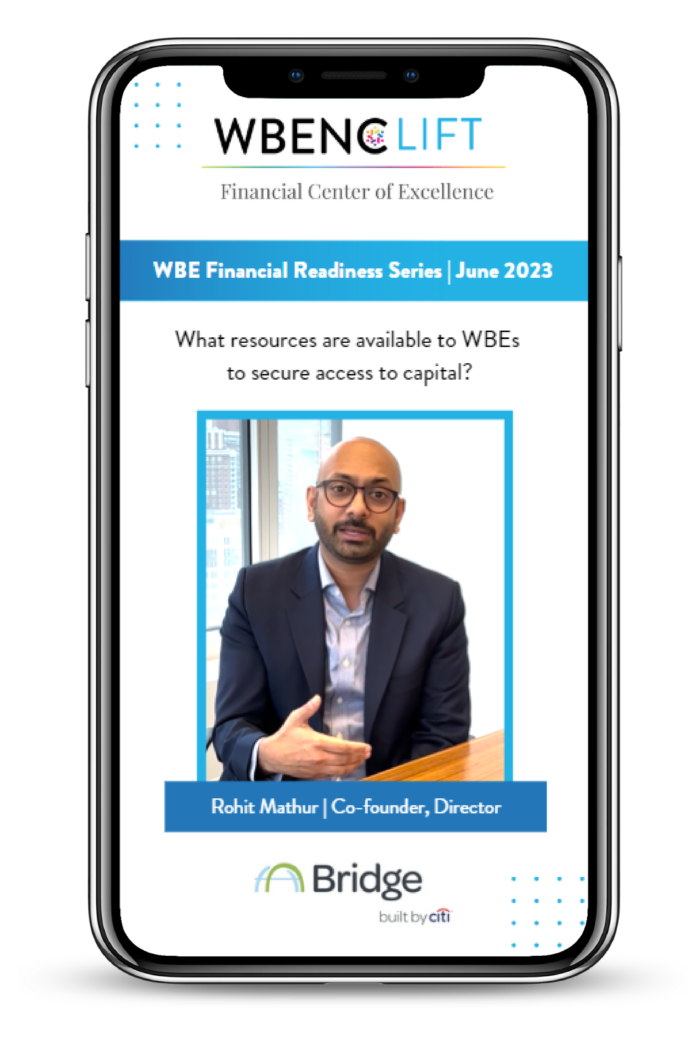 WBE Financial Readiness Series | Insights from Rohit Mathur, Co-founder ...
