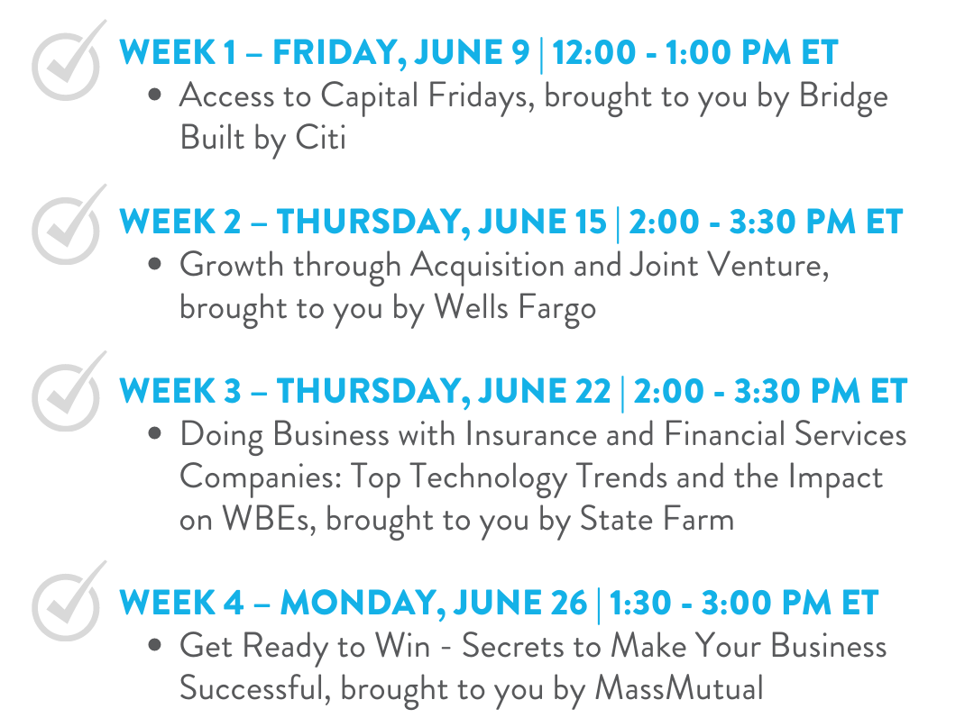 Top 10 Insights from the WBE Financial Readiness Series | June 2023 ...