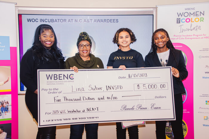 Women of Color 2023 Incubator Pitch Competition 1st Place Awardee: Lina ...